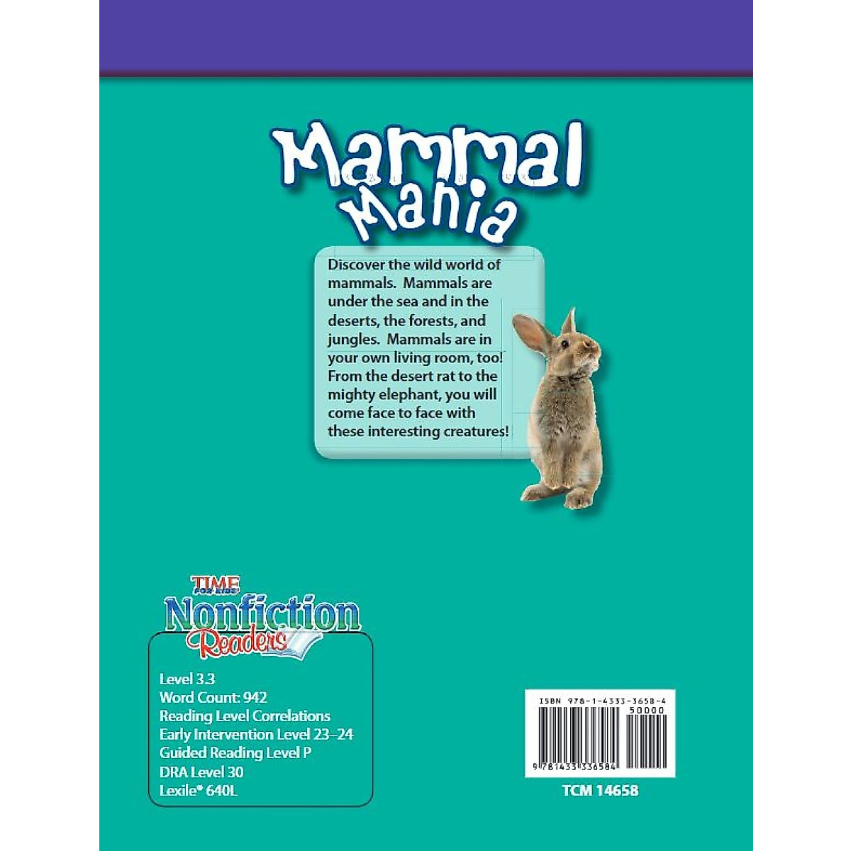 Teacher Created Materials - TIME for Kids Informational Text Readers Set 1 - 10 Book Set - Grade 3 - Guided Reading Level M - Q