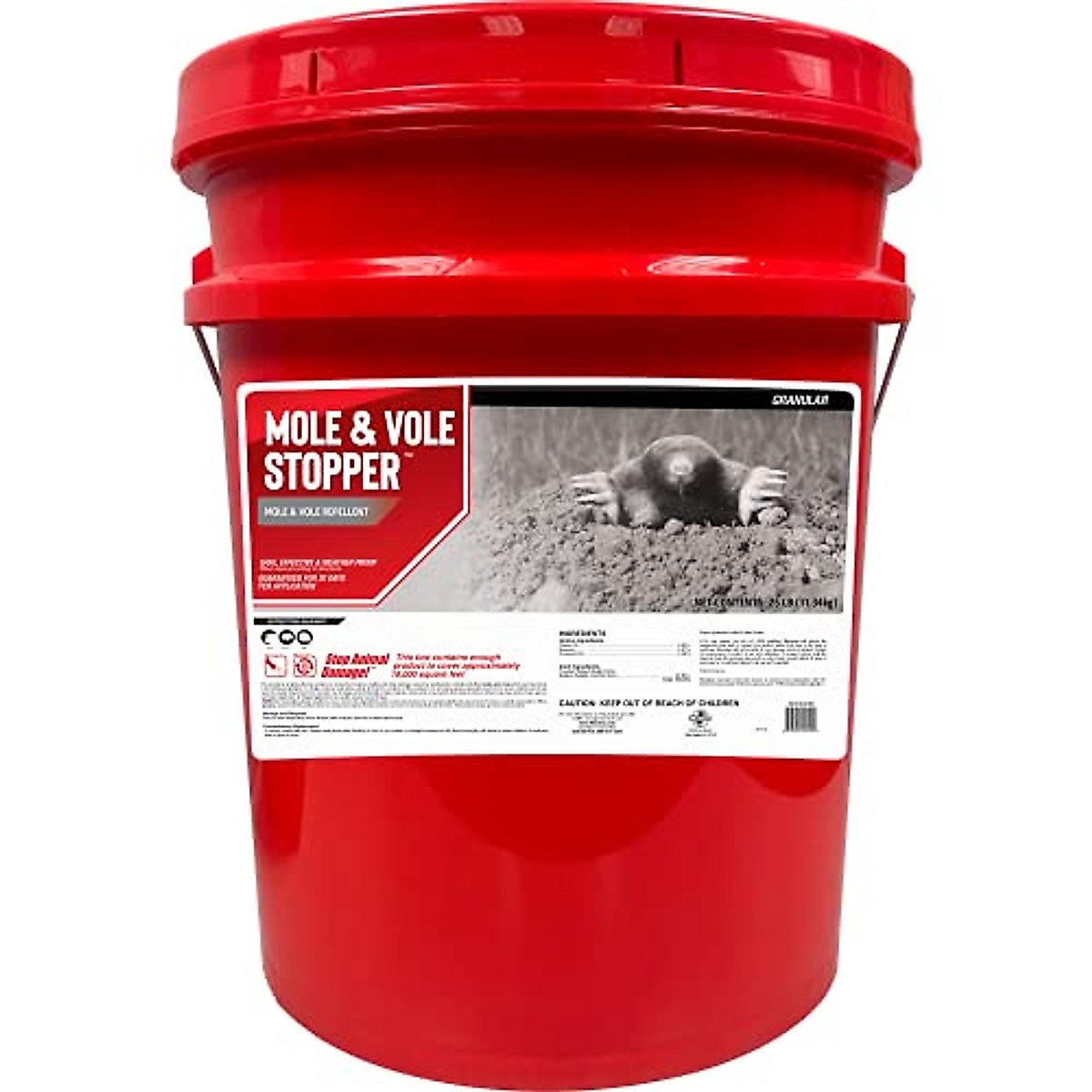 Messinas MV-G-025-CS Mole & Vole Stopper Granular 25 lb Bulk Repellent