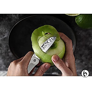 Kitchen Gadgets 6 Piece Set - Space Saving Kitchen Utensils Cooking Tools for Small Kitchen, Stainless Steel Accessories for RV inside Camper Kitchen Gadgets Gifts Essentials Dishwasher Safe(Green)