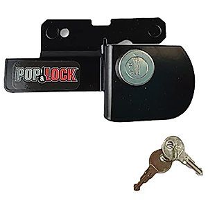 Pop & Lock PL2500 Black Manual Tailgate Lock for Ford (Works Without Factory Lock)