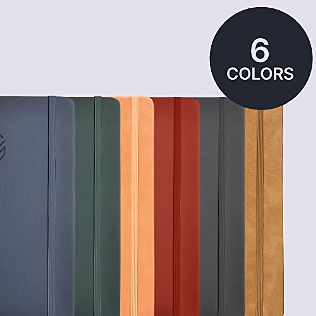 The Scribes | Hardcover Notebook Journal for Writing with Elastic Closure and Bookmark Ribbon | Made with PU Leather | Soft & Sturdy Cover | 100 GSM Recycled Paper | 6’’ x 9’’ Thick Paper Dotted Journal for Men Women Work | 160 Pages | (Blue, Dotted)