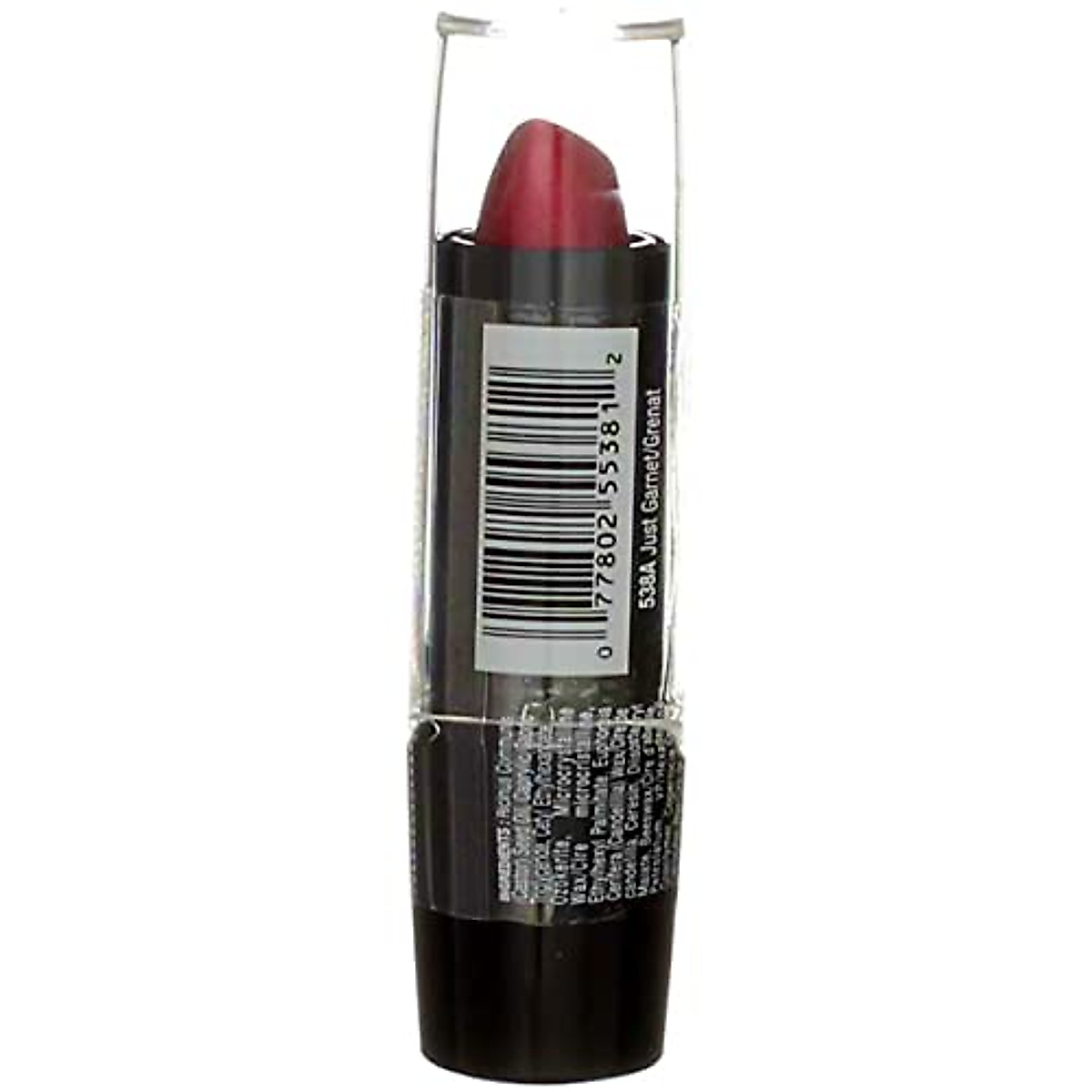 Wet n Wild Silk Finish Lipstick, Just Garnet [538A] 0.13 oz (Pack of 2)