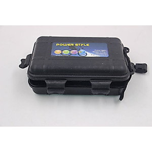 e5e10 Broadhead Case Holds 6Black Plastic Portable Box for Arrowheads (Holds 6)