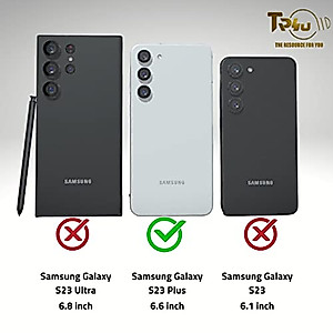 TR4U for Samsung Galaxy S23 Plus 5G Silicone Case Cover, Full-Body Protective Cover, Shockproof Phone Case for Samsung Galaxy S23 Plus 6.6" (2023) (Pine Green)