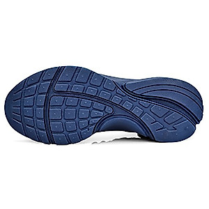 Biacolum Men's Sneakers Non Slip Shoes Walking Workout Tennis Running Shoes Ultra Lightweight Breathable Mesh Fashion Athletic Gym Jogging Sports Casual Training Outdoor Shoes Blue Size 9