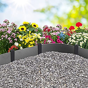 CAIGAIC Landscape Edging Stakes 30 Pack, 10 Inch Garden Landscape Anchoring Stakes for Terrace Board, Landscape Edging Coil, Grass Barrier, Bender Board, Garden Liner