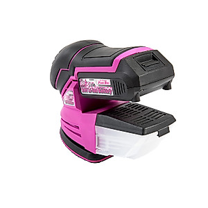 The Original Pink Box 20-Volt Li-ion Brushless Cordless Detail Sander with 2Ah Battery, Pink