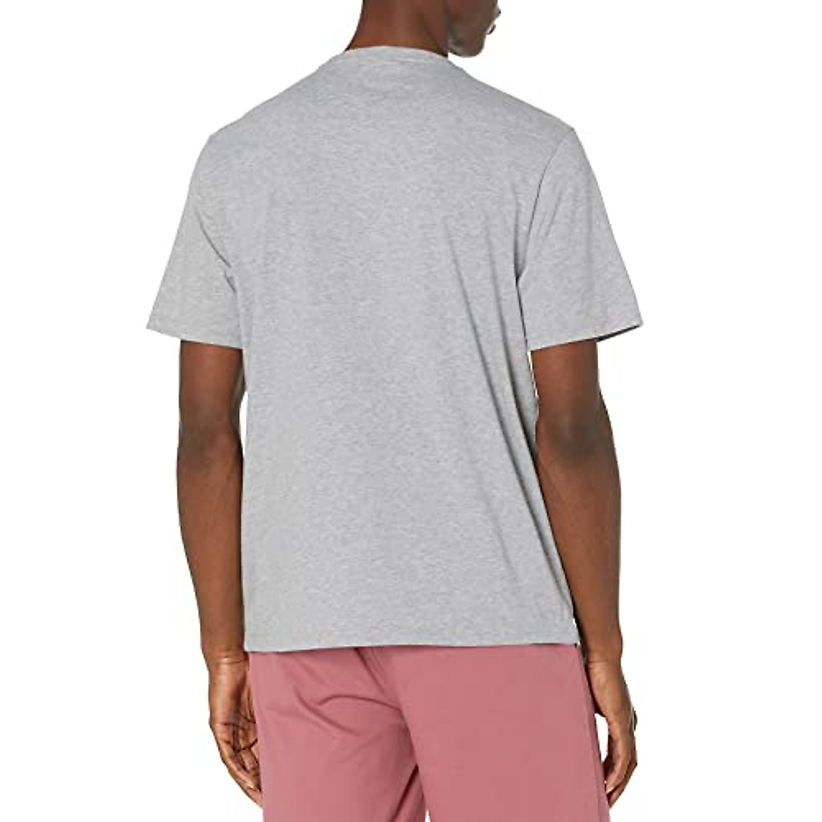 Amazon Essentials Men's Regular-Fit Short-Sleeve Crewneck Pocket T-Shirt, Pack of 2, Grey Heather, XX-Large