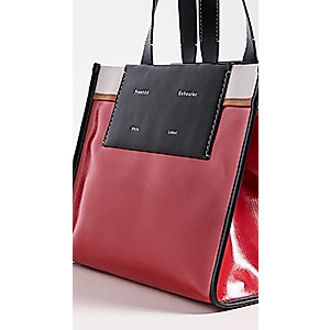 Proenza Schouler White Label Women's Large Morris Tote, Crimson, One Size