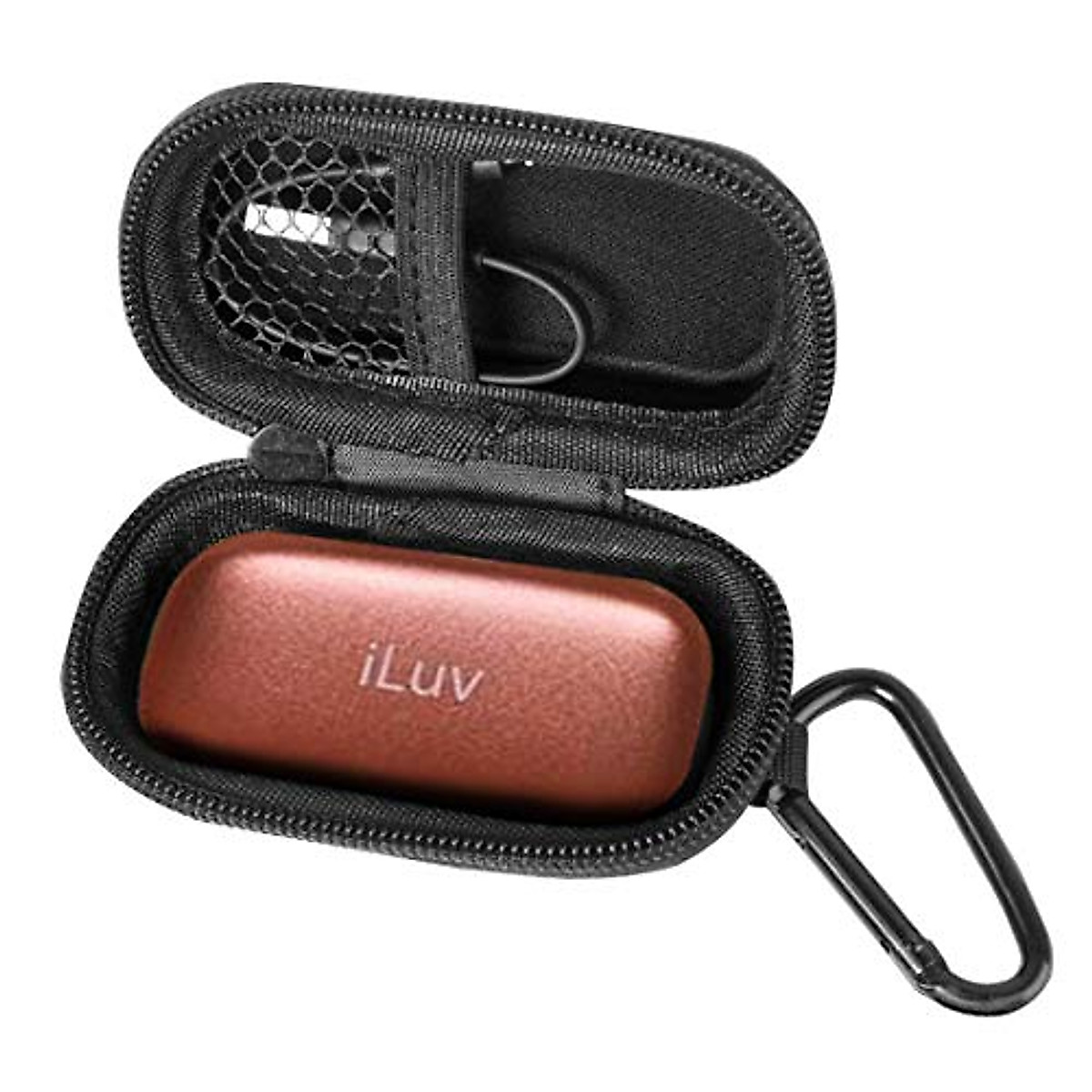 FitSand Hard Case Compatible for iLuv TB100 Rose Gold True Earbuds