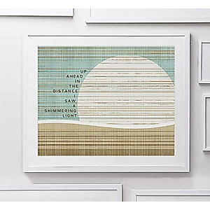 Hotel California by The Eagles inspired song lyric wall art print modern typography sunset music poster summer home decor