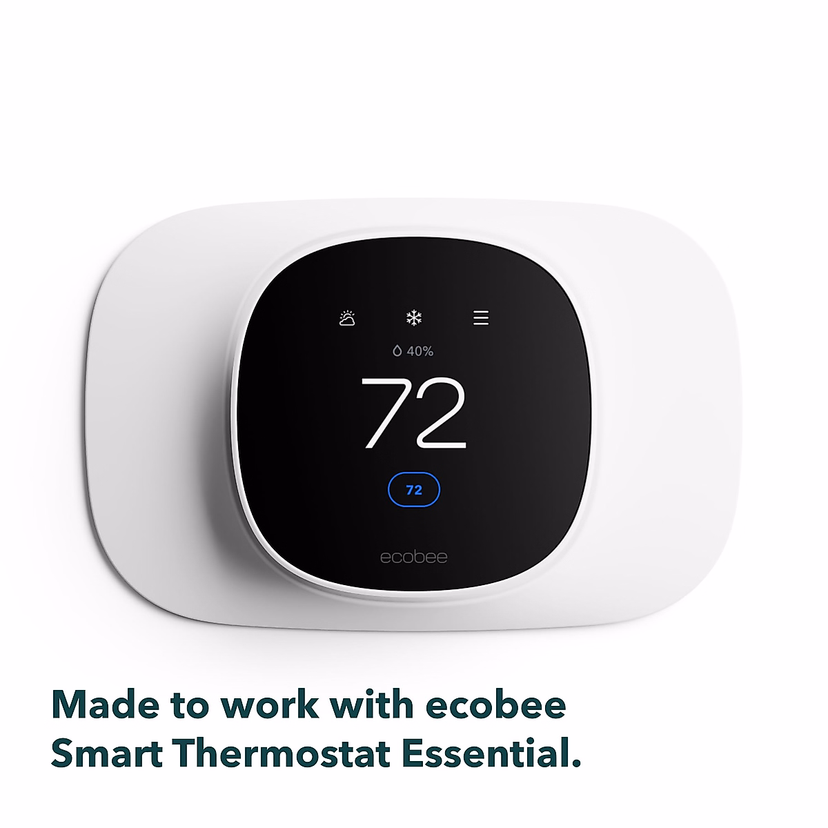 ecobee Trim Plate - Made for ecobee Smart Thermostat Essential - Programmable WiFi Thermostat Accessory