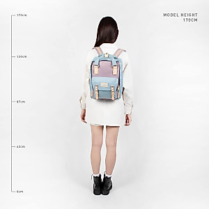 Doughnut Macaroon Multicolor 16L Travel Backpack Ladies College Lightweight Commuter Casual Daypacks Bag Backpack