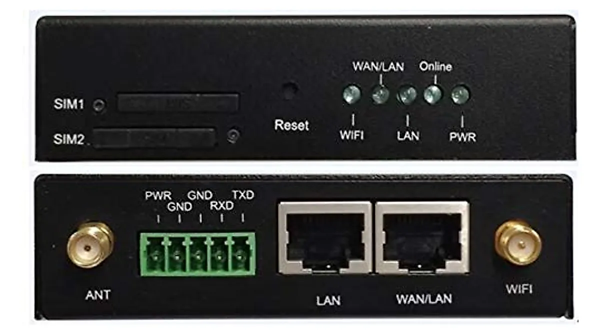 4G VPN Router, Industrial 4G LTE WiFi Router 3G/4G Yeacomm YF325 ...