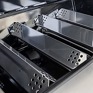 KitchenAid 720-0954L 4-Burner Stainless Steel Free Standing 55000 BTU Propane Gas Grill with Black Cabinet and Side Burner