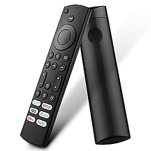 Replacement Remote for All Toshiba Fire TVs and Insignia Fire/Smart TVs with 6 Shortcut Buttons Netflix, Prime Video, ImdbTV, Hulu and More.