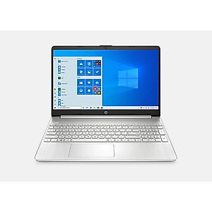 HP 2021 15.6” FHD IPS Touchscreen Laptop Computer, 10th Gen Intel Core i5-1035G1 Processor, 32GB RAM, 1TB SSD, HD Audio, HD Webcam, Intel UHD Graphics 620, Win 10, Silver, 32GB SnowBell USB Card