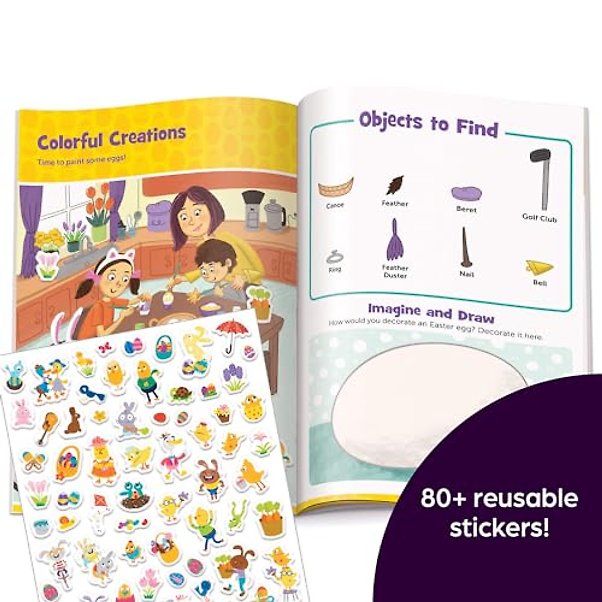 Easter Hidden Pictures Puffy Sticker Playscenes (Highlights Puffy Sticker Playscenes)