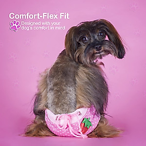 Cloverooke 100ct Extra Small Dog Diaper Liners, Disposable Absorbent Hygiene Pad for Female Heat, Booster Pad for Urinary Incontinence, Male Wrap Inserts.