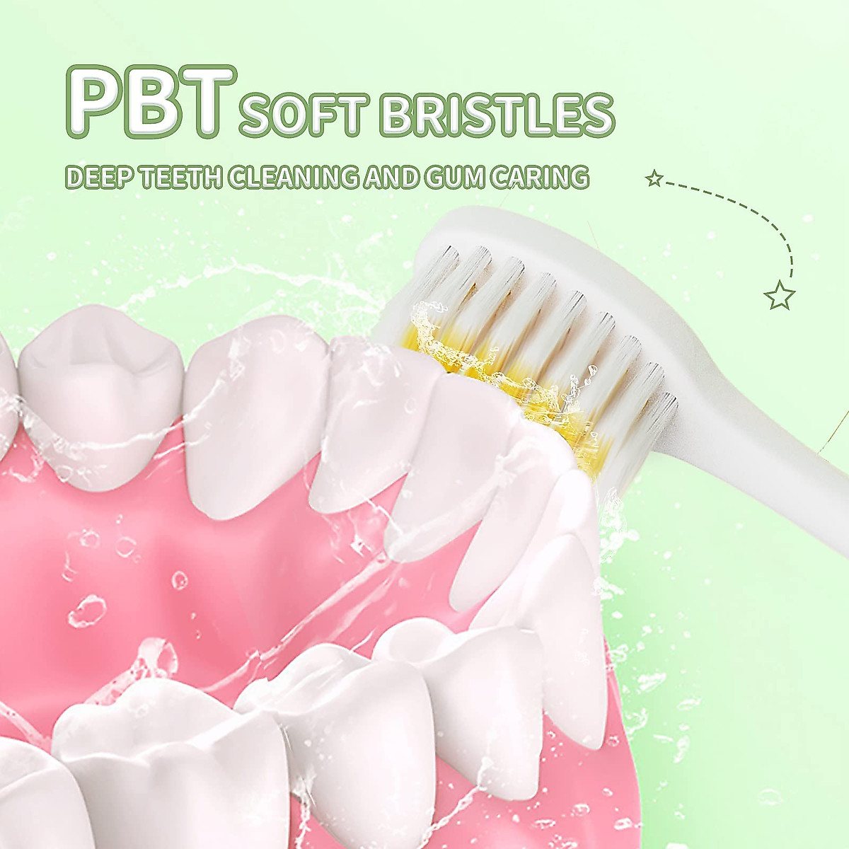 RexCodar Kids Electric Toothbrush,U Shaped Ultrasonic Automatic Toothbrush IPX7 Waterproof Toothbrush with 5 Smart Modes (Cartoon Duck,Ages 6-12)