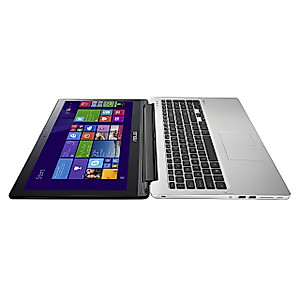 ASUS Flip 2-in-1 TP500LA-AS53T Laptop (Windows 8, Intel Core i5-5200U 2.2 GHz, 15.6" LED-lit Screen, Storage: 1 TB, RAM: 8 GB) Black/Silver