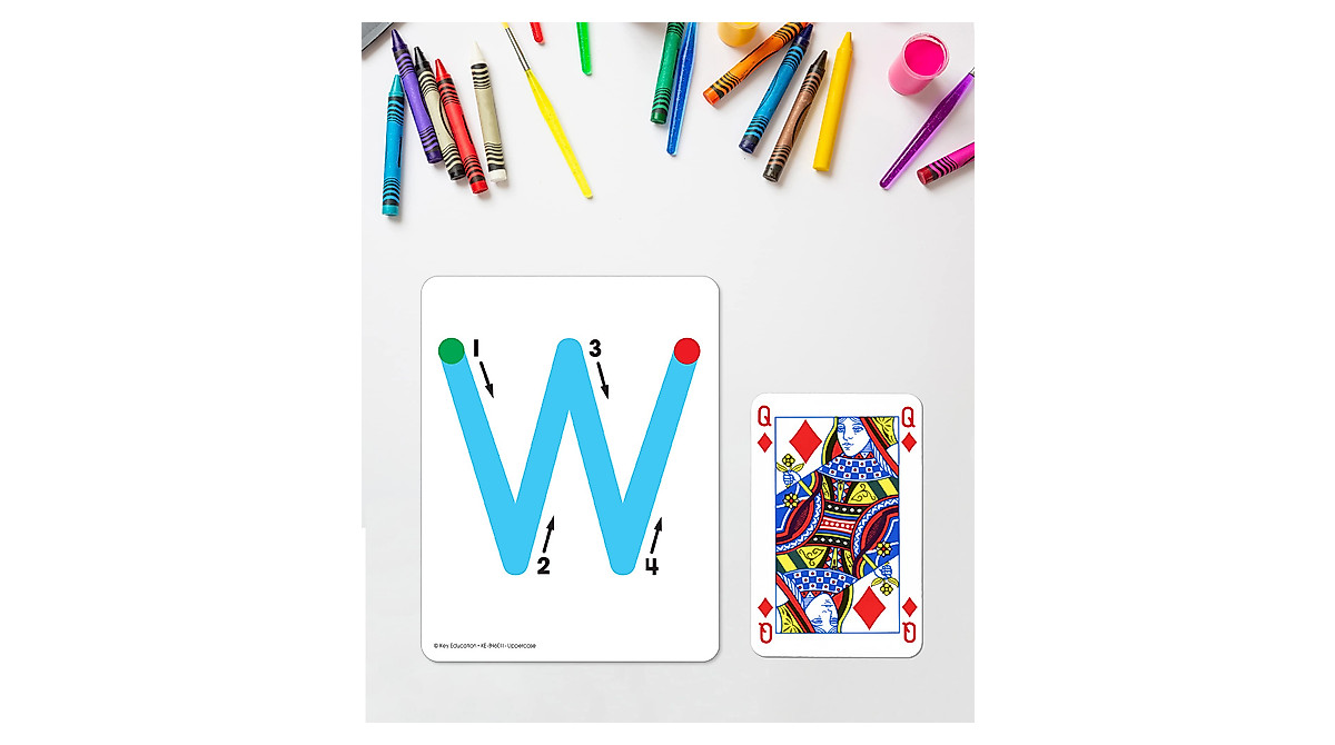 Key Education Uppercase Letters: Textured Alphabet Cards for Early Literacy