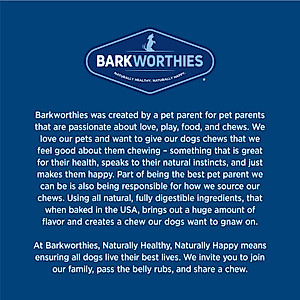 Barkworthies Peanut Butter Collagen Sticks Dog Treats (12-Inch, 6-Pack)