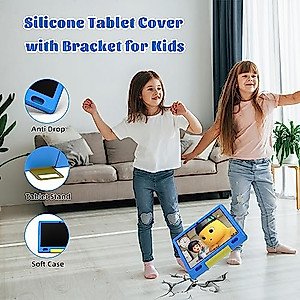 ROWT Kids Tablet, 10-Inch Tablet for Kids, 2GB+32GB Android 11 Kids Tablets with Case, WiFi, Parental Control Mode, Dual Camera, Google Services, 1-Year Warranty (Blue)