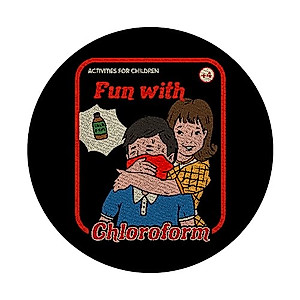 Fun With Chloroform Vintage Childgame Horror Goth Punk PopSockets Standard PopGrip