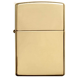 Zippo 254B High Polish Brass Pocket Lighter