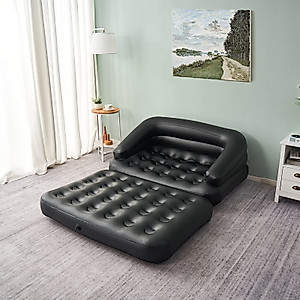 DIMAR GARDEN Inflatable Couch Blow Up Couch Mattress,Outdoor Air Sofa Bed for Camping,Full Size