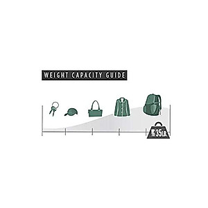 Liberty Hardware B38561-SN-R 3" Projection Oversized Double Coat Hook, Satin Nickel