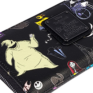 Loungefly Disney The Nightmare Before Christmas Wallet - Accordion Style & Zip Around
