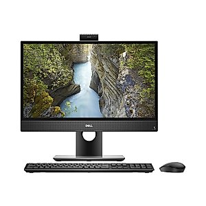 Dell OptiPlex 3280 AIO, CORE I5-10500T, 8GB (1DIMMS), 256GB SS, Intel HD NA, NT, 1920x1080, WLS, W10, Fixed, AIO