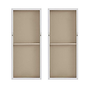 Madison Park Wall Art Living Room Décor - Abstract Glitter Embelished Canvas Home Accent Modern Dining Bathroom Decoration, Ready to Hang Painting for Bedroom, 15"x 30", Winter Glaze 2 Piece