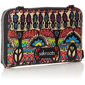 Sakroots Artist Circle Smartphone Crossbody, Radiant One World