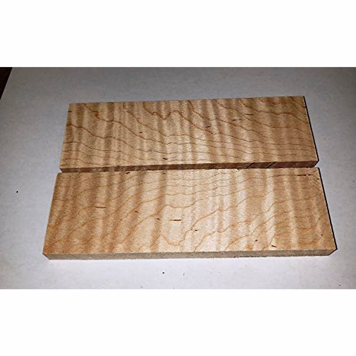 Curly Maple Knife Scales - 3/8"x1.5x5" - 2 Pack