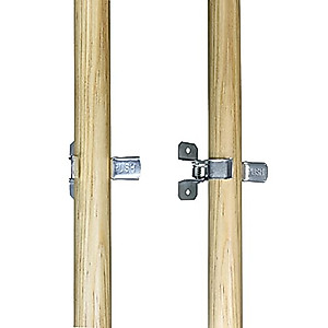 Harrier Wall-Mount Spring Clamps for Tools, Rakes and Brooms, 10-Pack