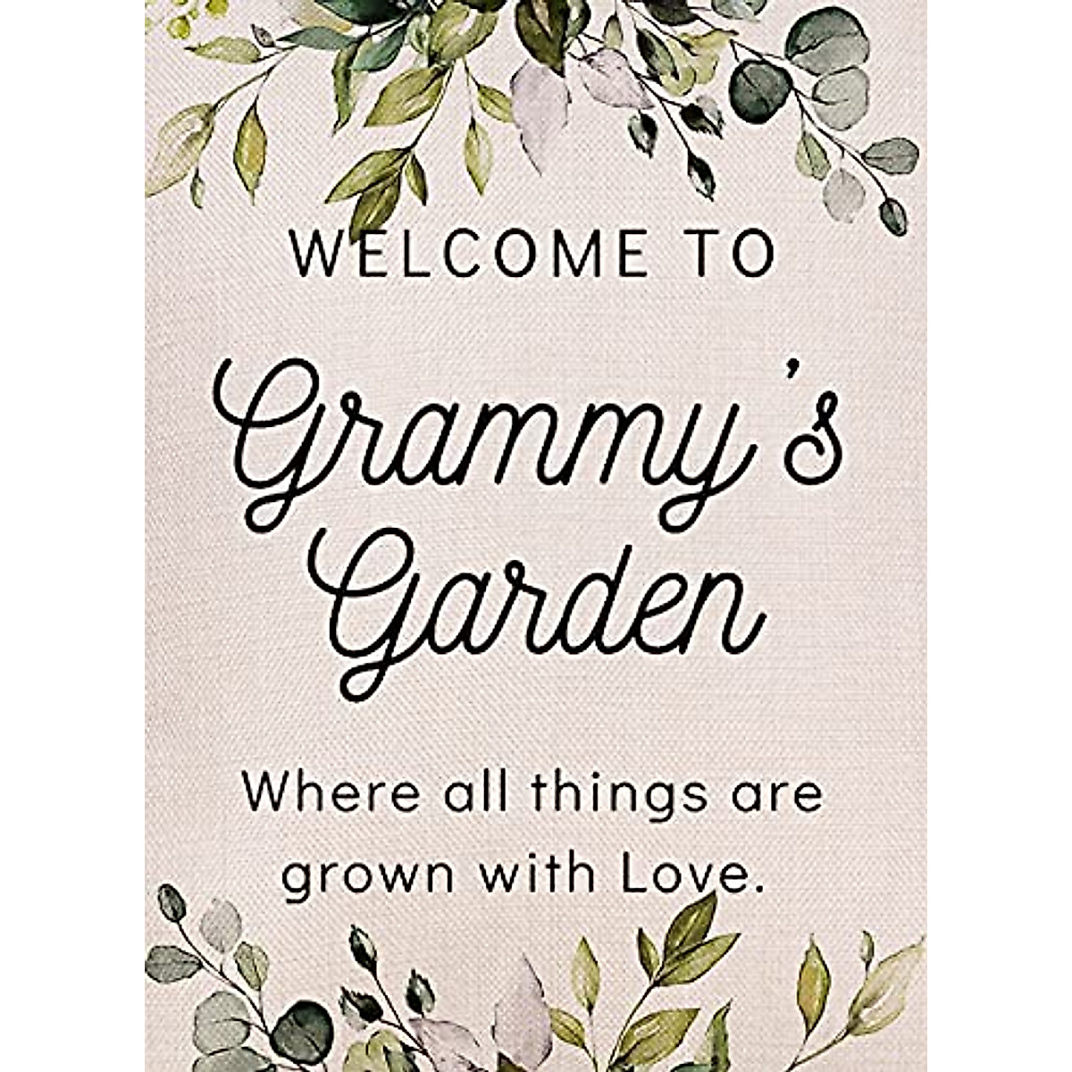 Grandma Gift Garden Flag Vertical Double Sized, Nana Gift Summer Holiday Yard Flag Outdoor Decoration 12.5 x 18 Inch