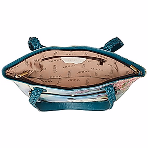 Anna by Anuschka Hand Painted Leather Women's East WEST Organizer Tote, Lovable Panda