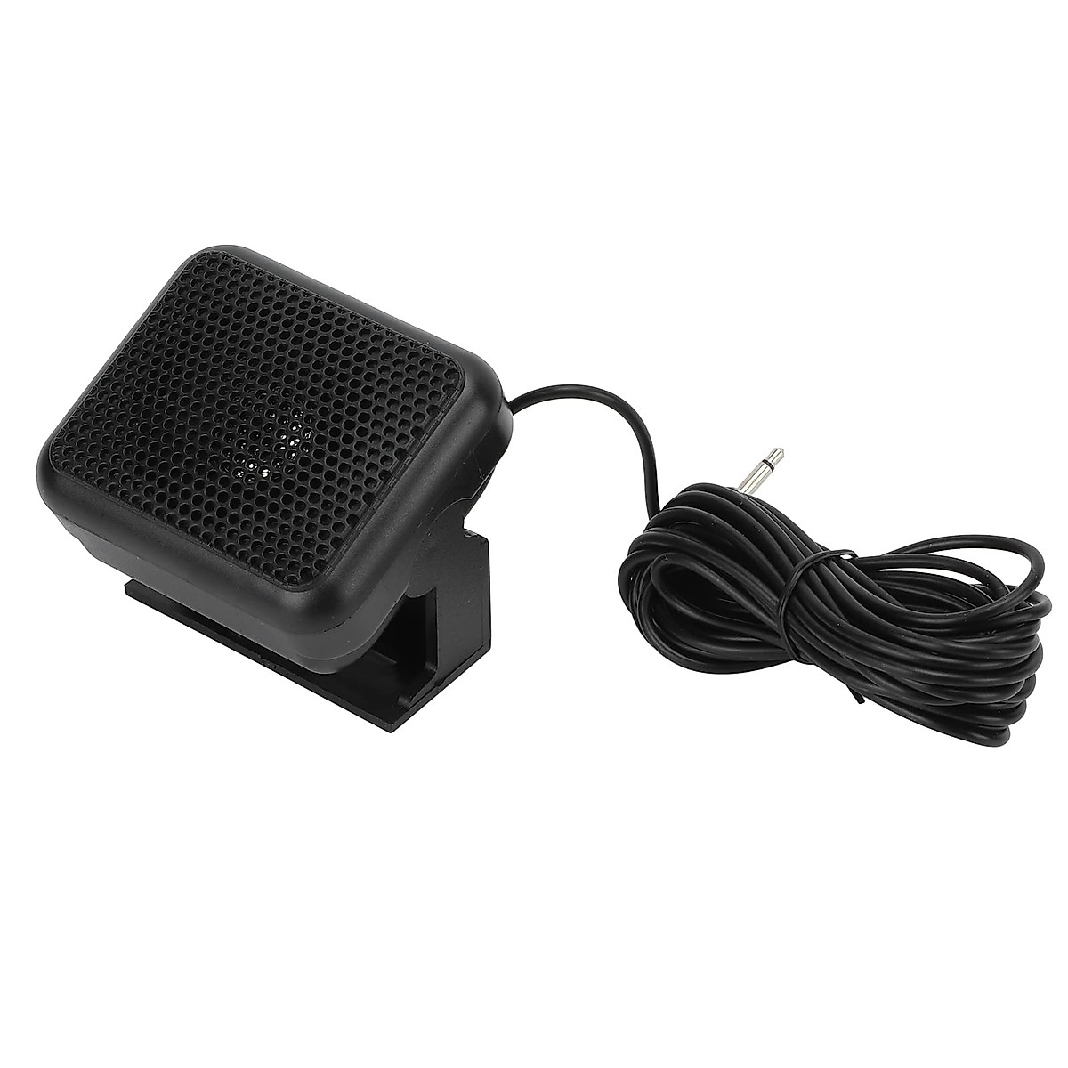 Radios External Speaker, 3W 8Ω Black ABS Two Way Universal CB External Speaker, for Audio Speakers with External Speakers, Car Radio, Small Speakers