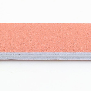 REFINE Pink Salon Boards Cushioned Nail Files, Fine/Extra-Fine 280/320 Grit for Natural Nail Manicure and Pedicure, 6 Count