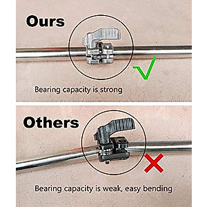 Ouronehome 60" Extra Heavy Duty Snake Tongs Foldable Reptile Grabber Catcher Wide Jaw Handling Tool with Auto Lock and Non-Slip Grip Handle