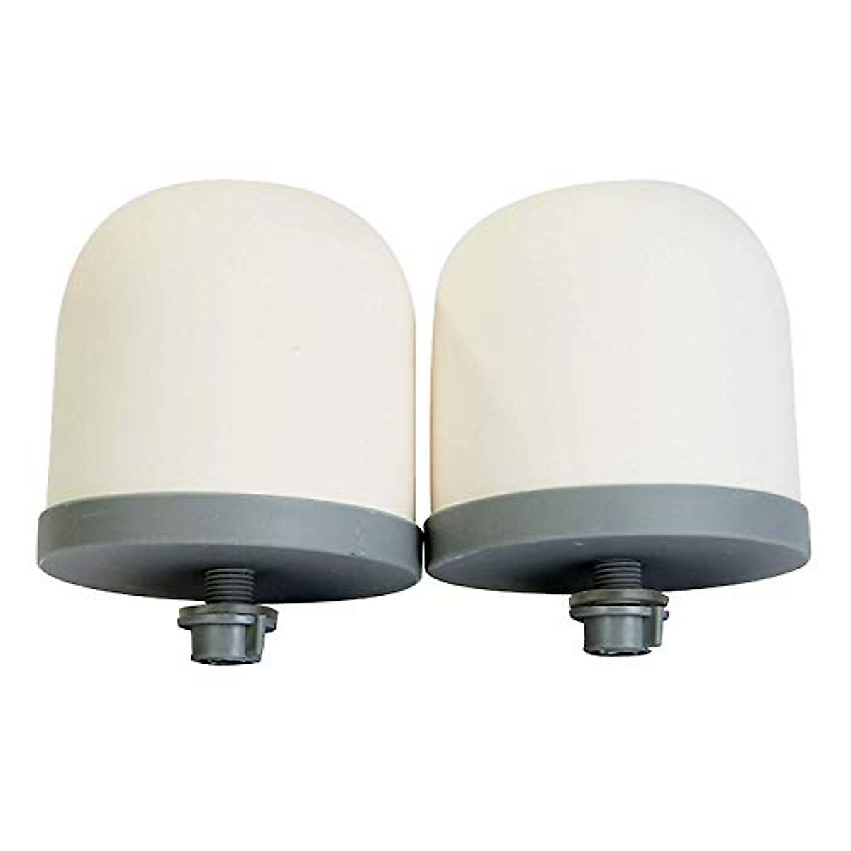 Huining Ceramic Dome Water Filter, Replacement Filter for Water Pre-Filtration Unit Filter Media Replacement 0.15 to 0.5 Micron for Household Water Bucket Filtration System Water Pitcher (2 PCS)
