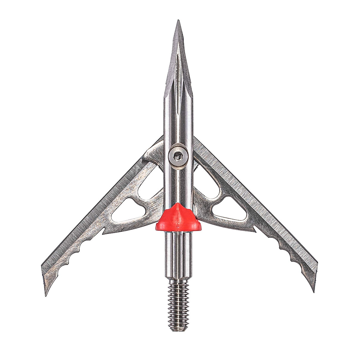 Hypodermic Trypan Crossbow Arrow Archery Titanium 100 Grain Broadhead - 3 Pack