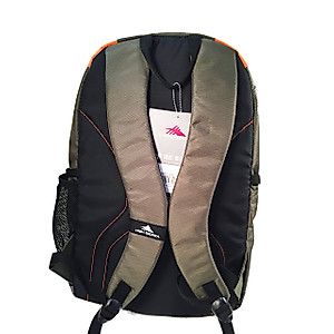 High Sierra Wilder Backpack (Forest Green/Orange)