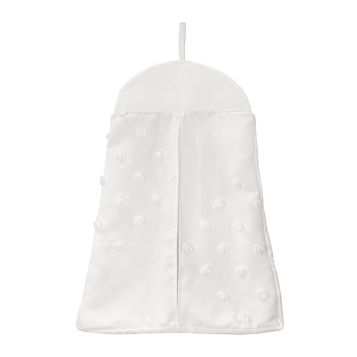 Sweet Jojo Designs Boho Dot Baby Boy Girl Nursery Crib Bedding Set - 4 pieces - Ivory Beige Cream Off White Bohemian Shabby Chic Modern Luxury Farmhouse Geometric Pom Pom Tufted Minimalist Neutral