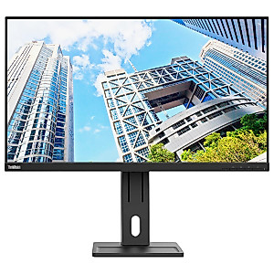 Lenovo ThinkVision E28u-20 28" Class 4K UHD LCD Monitor - 16:9 - Raven Black