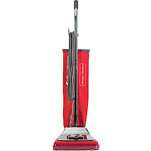 Sanitaire SC888K Commercial CRI Approved Upright Vacuum Cleaner with Disposal Bag and 7 Amp Motor, 12" Cleaning Path