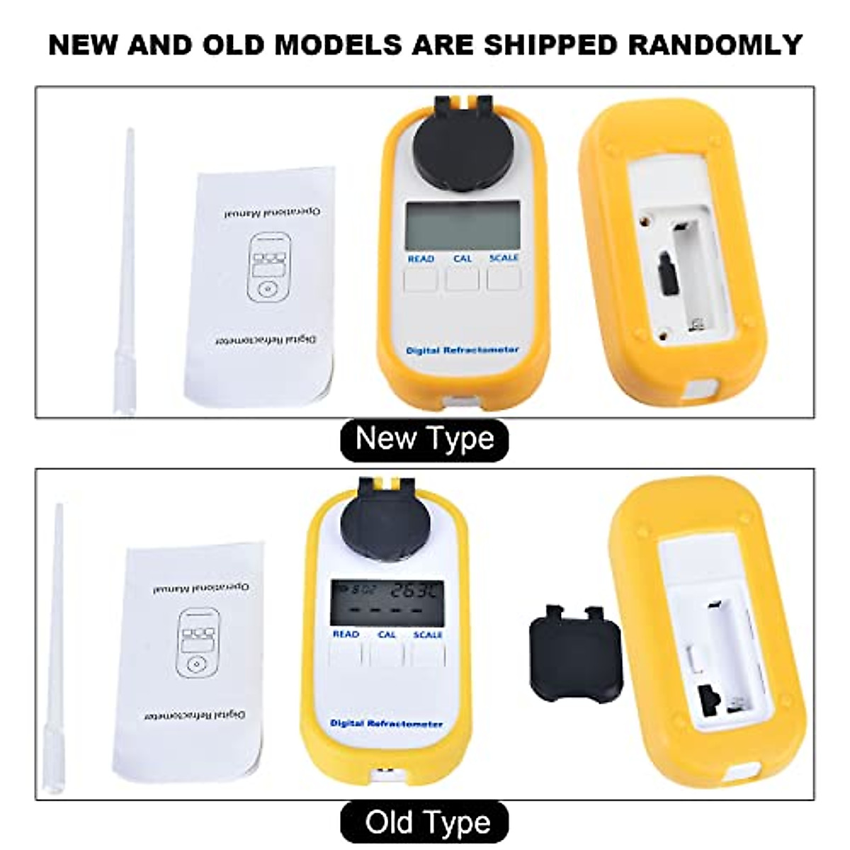 Digital Coffee Concentration Refractometer with BRIX Display Coffee Concentration Meter Sugar Drinks Density Coffee Brix Total Dissolved Solids Meter with TWO Measurement Modes